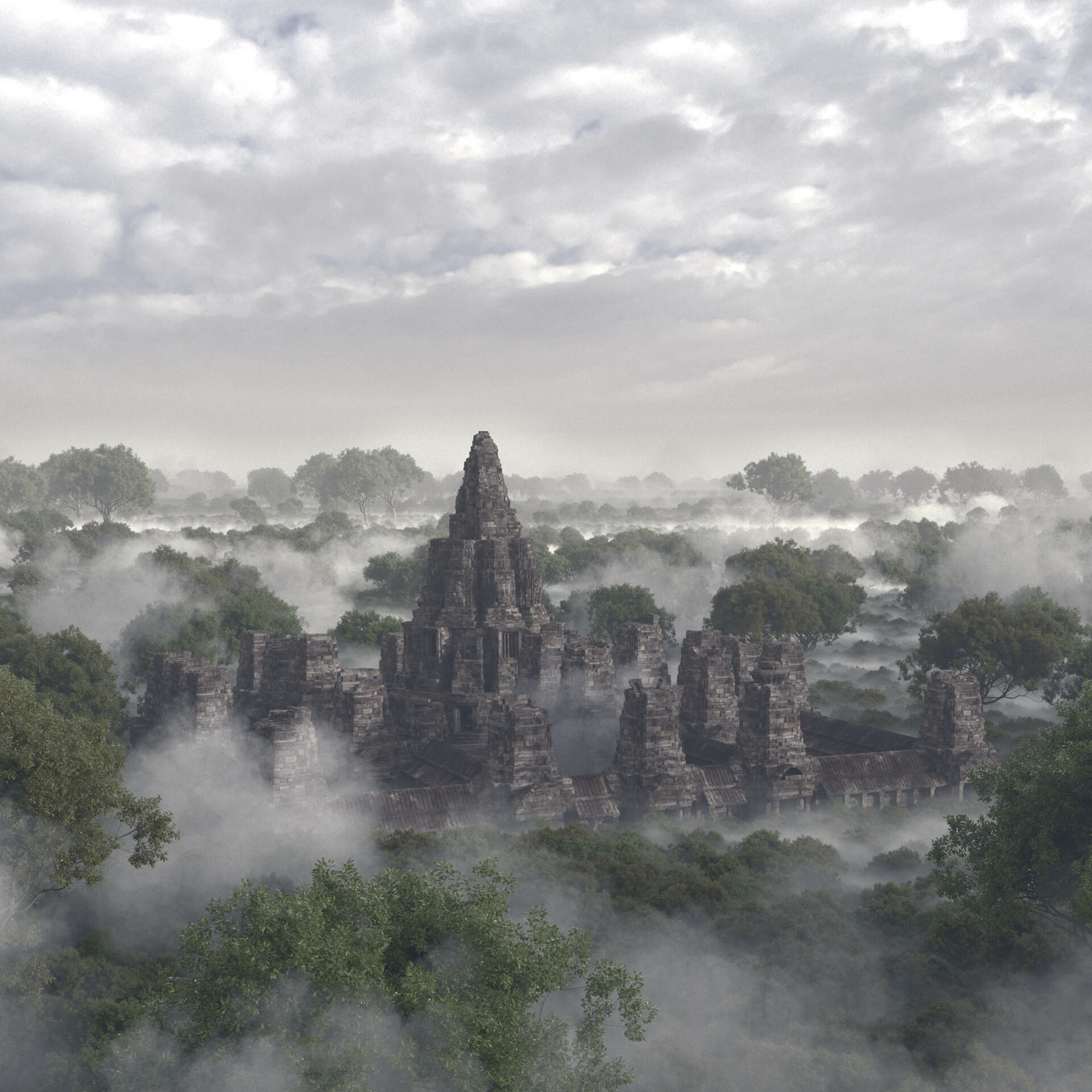 ArtStation - Bayon Temple