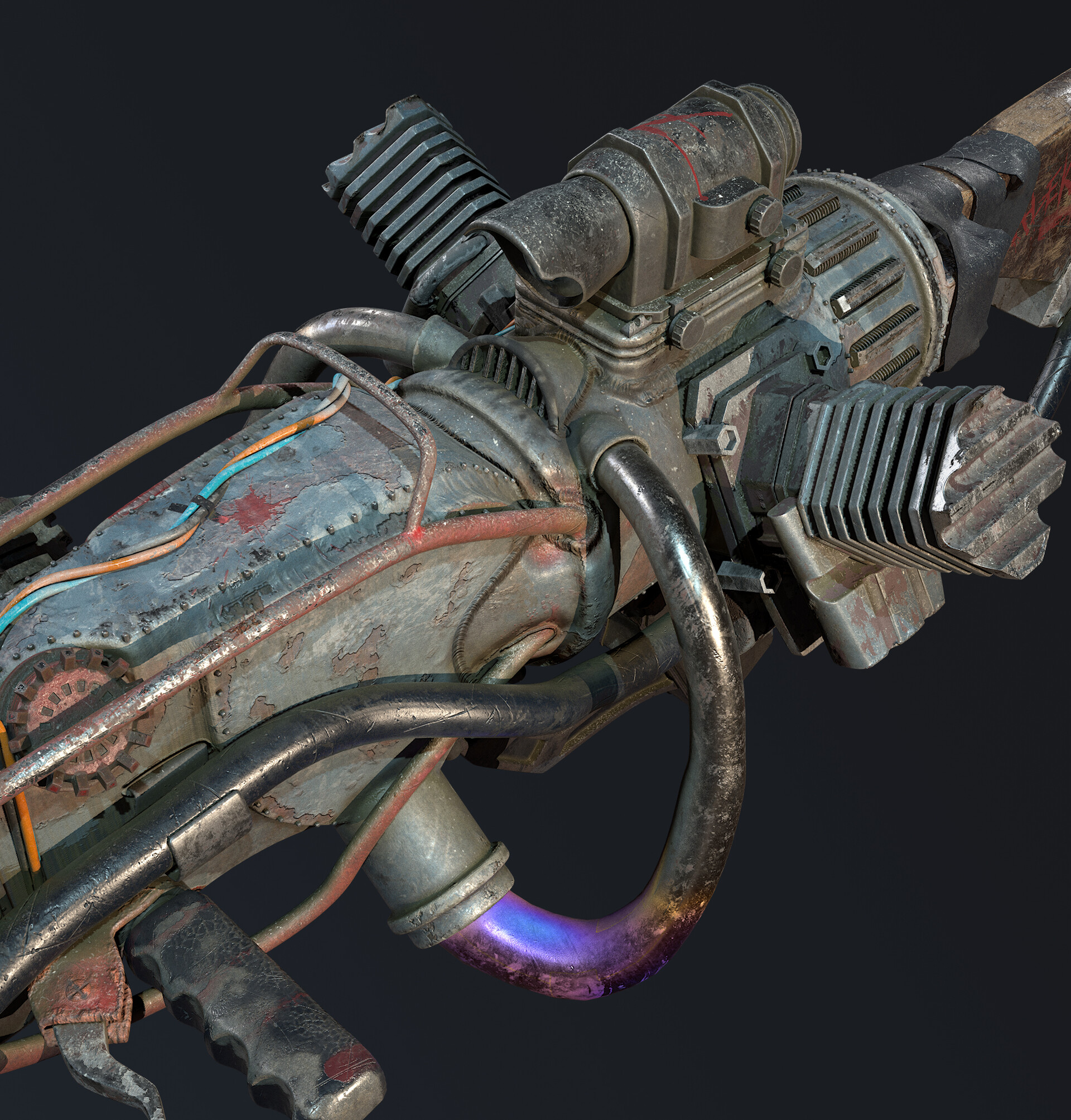 ArtStation - Post Apocalyptic Rifle