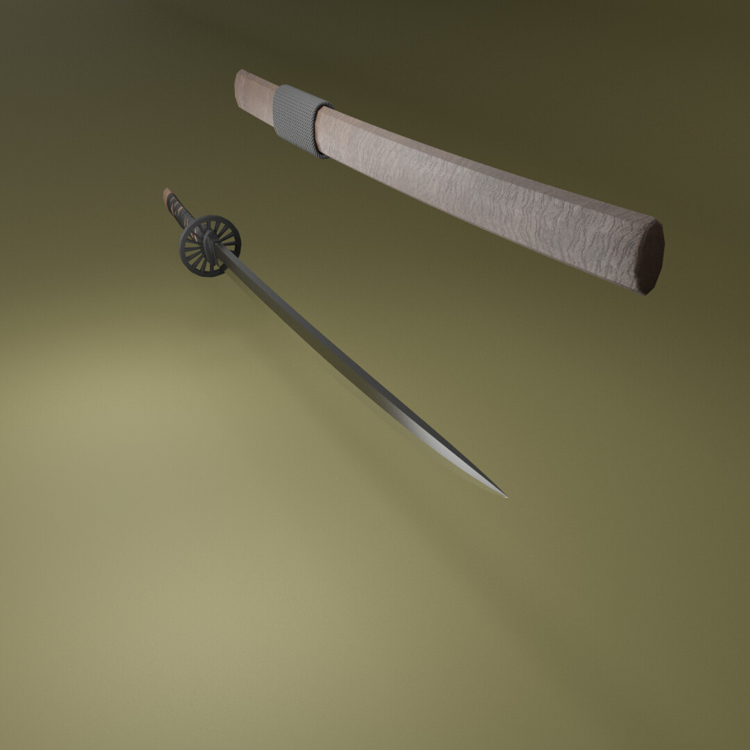 ArtStation - Japanese Sword