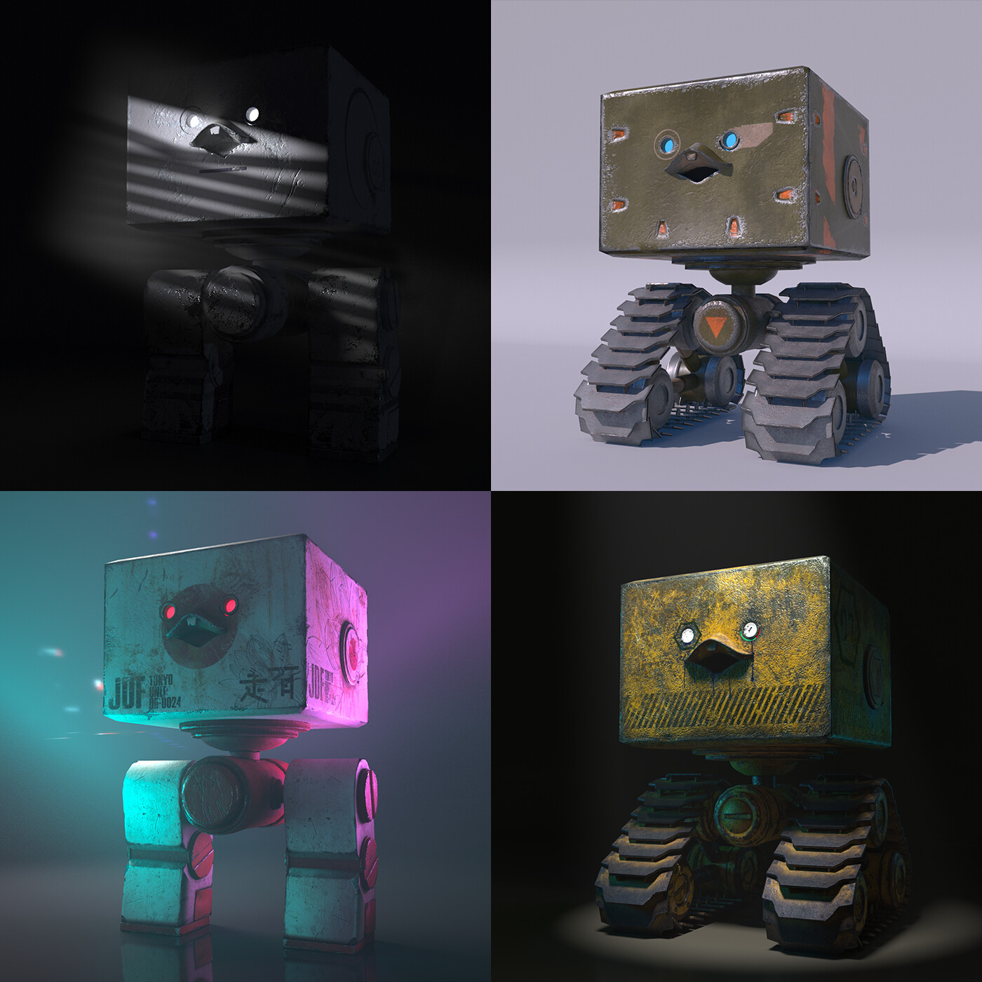 ArtStation - Cube Bots