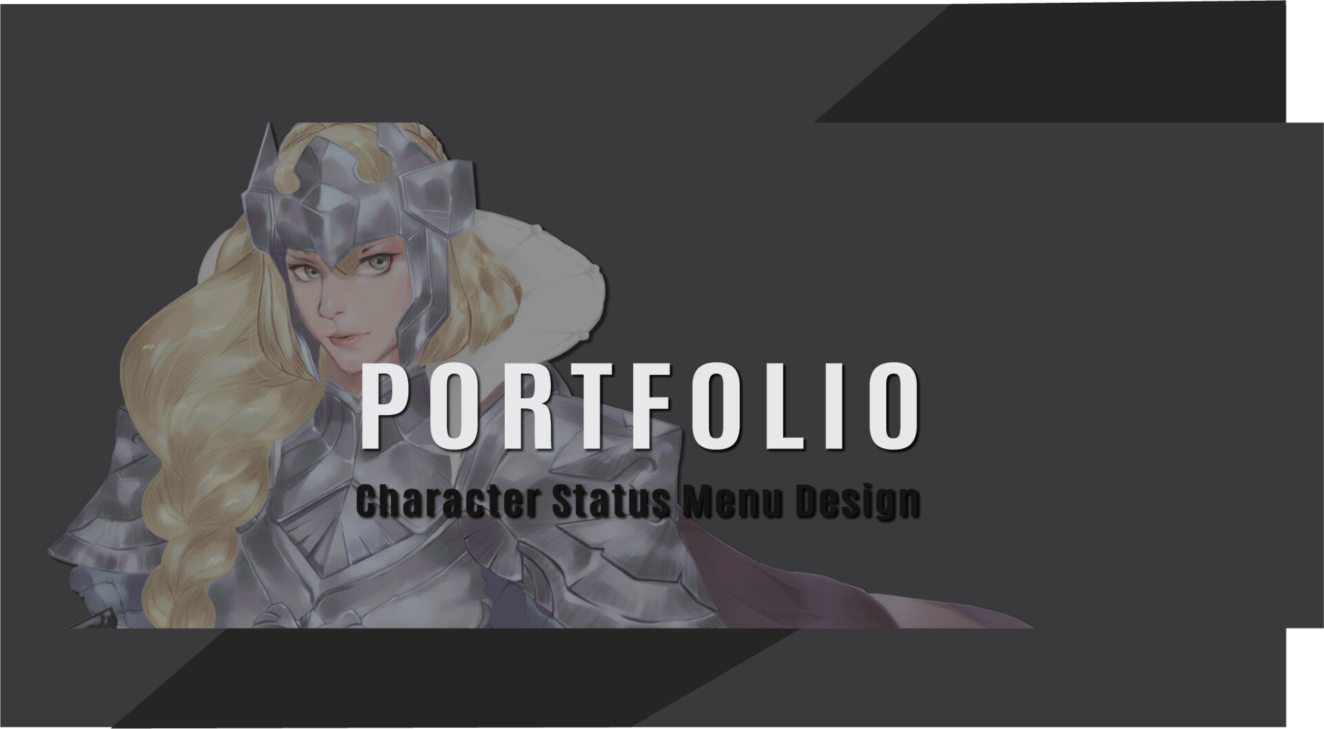 ArtStation - Game Character Status Menu Portfolio