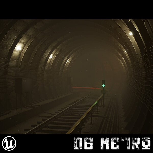 ArtStation - Metro Tunnel D6 - Environment