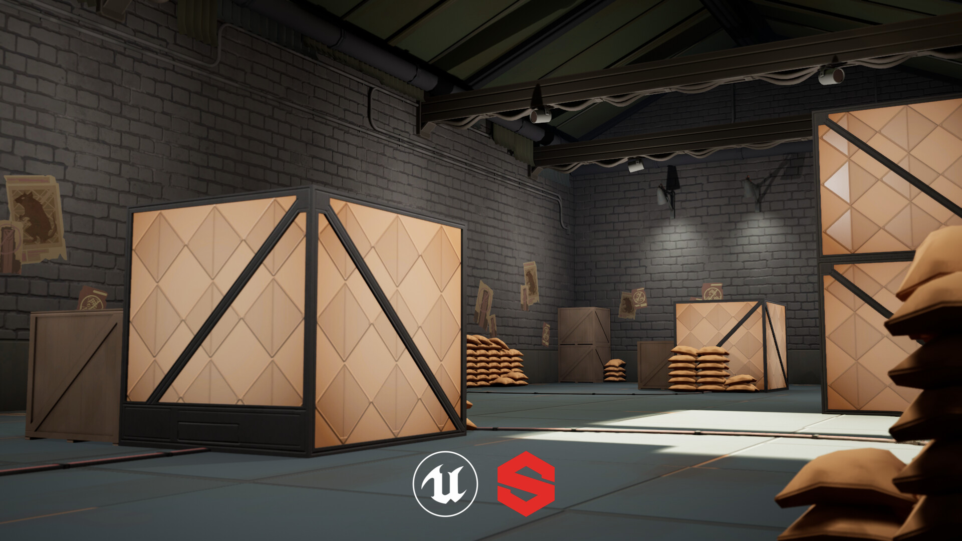 ArtStation - Valorant Arena 1v1 Map