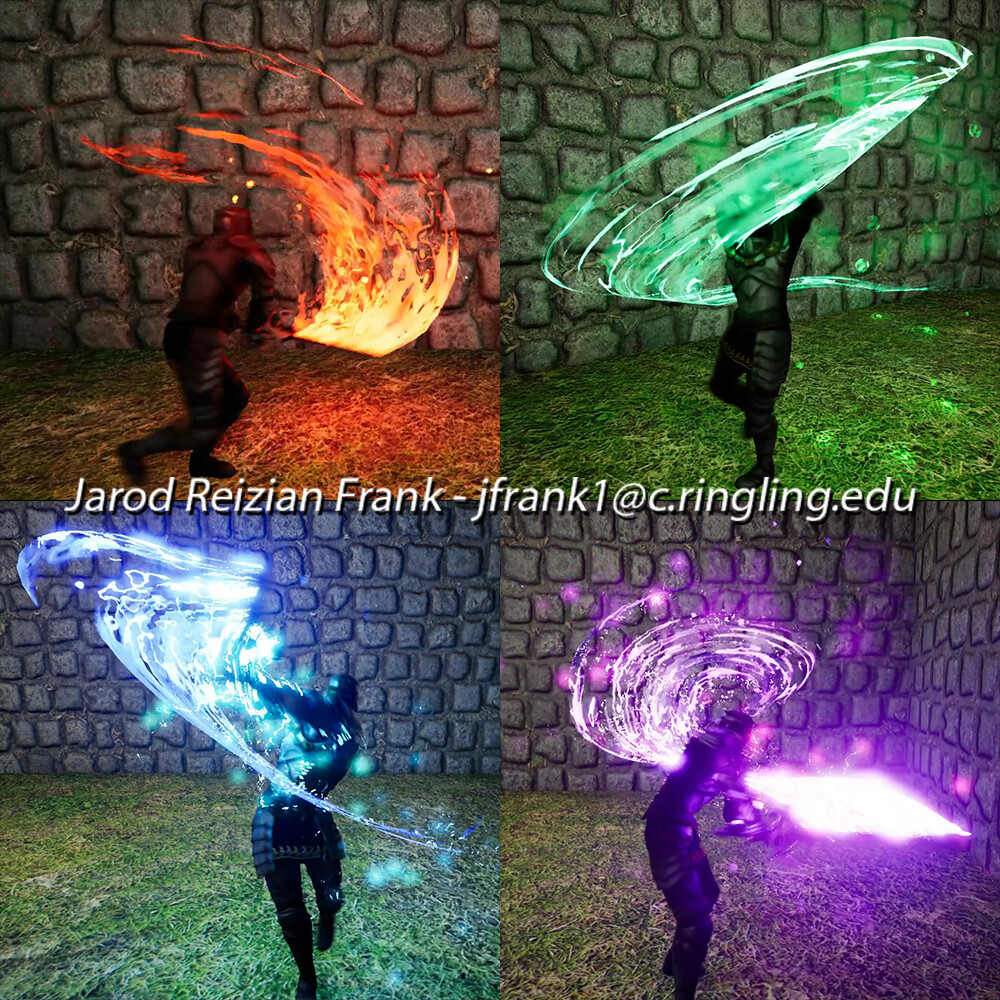 ArtStation - Weapon Trails - Magical Sword Real Time Effects