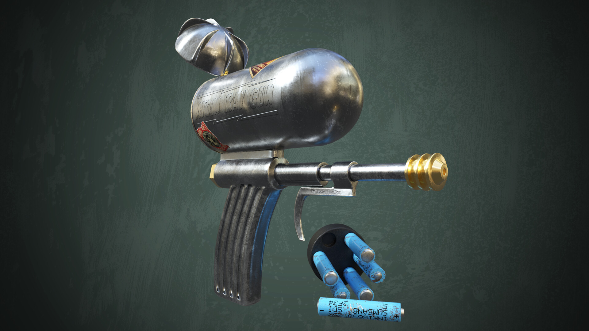 ArtStation - Atom Ray Gun (Breakdown)