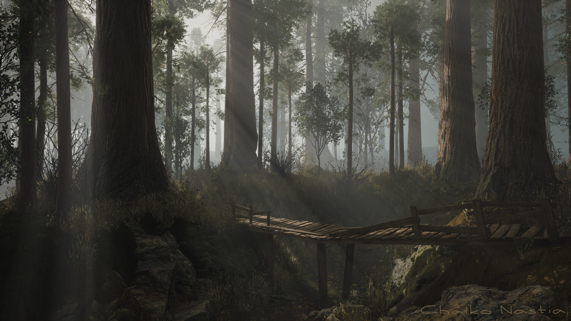 ArtStation - Level Art & Lighting : Swamp