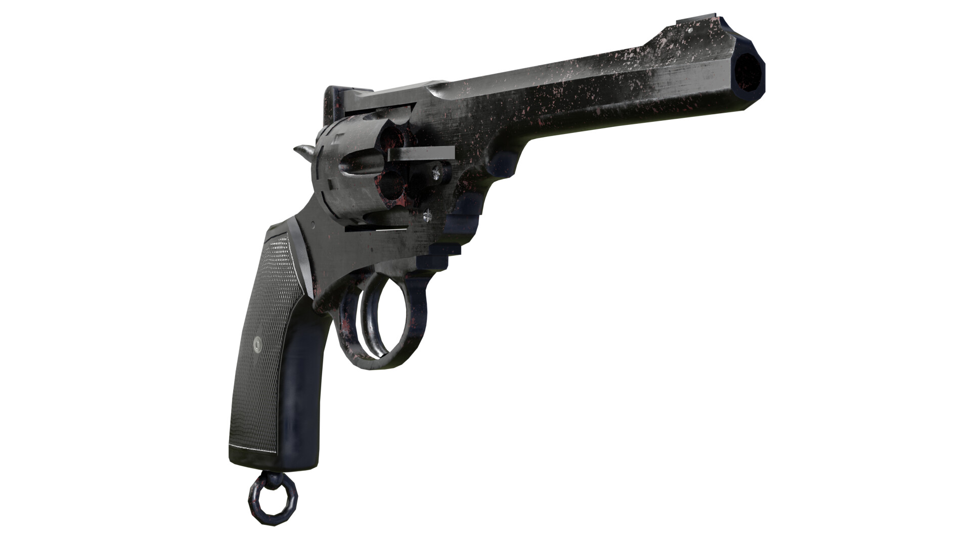 ArtStation - British Webley Revolver Mk6, Roman Moskalyov