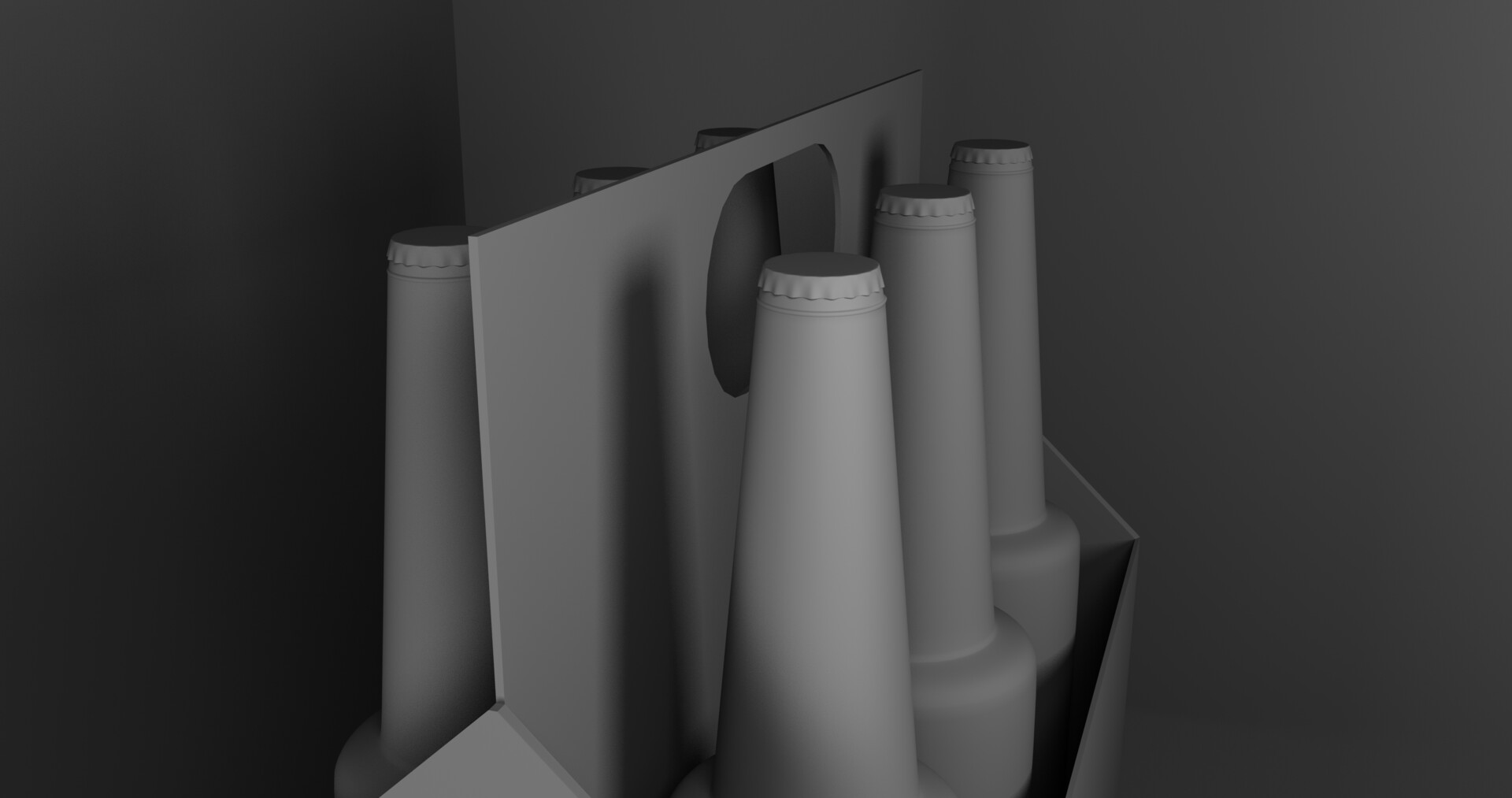 ArtStation - Beer six pack 3d model