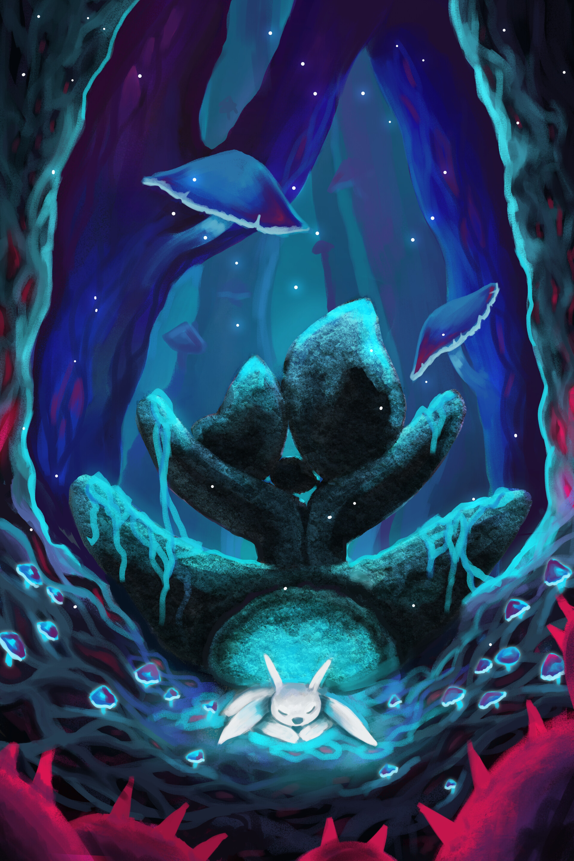 ArtStation - Ori in black root burrow