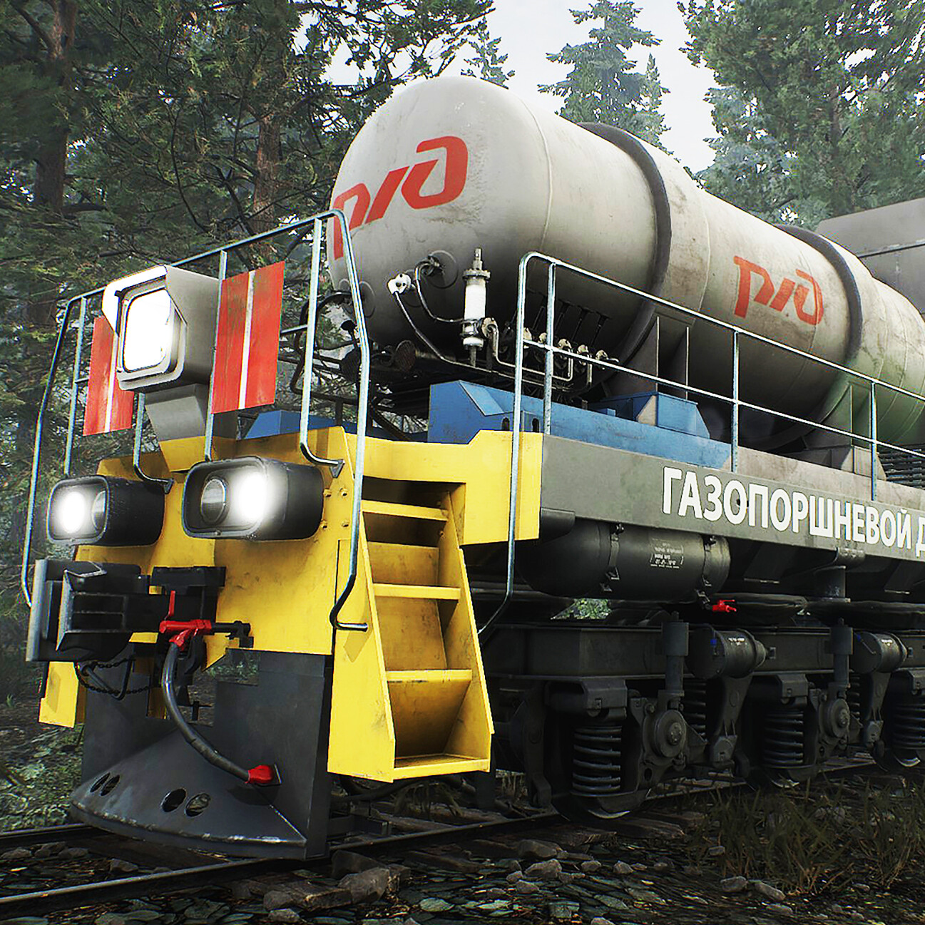 ArtStation - TEM-19 Experimental Locomotive