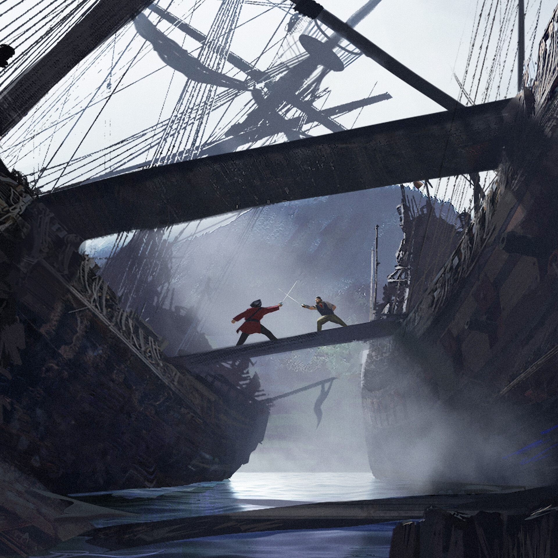 ArtStation - Pirate Battle