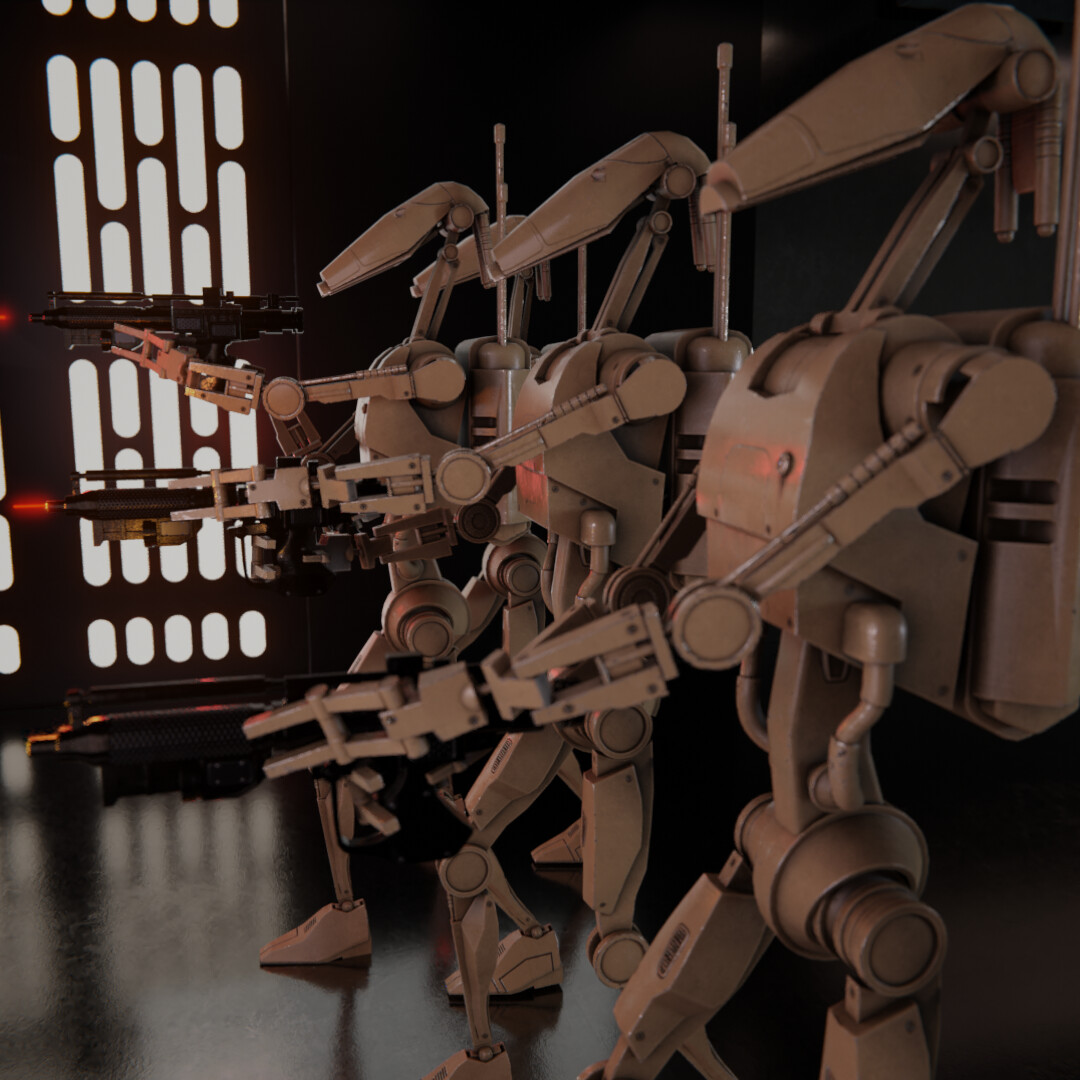 ArtStation - B1 battle droid