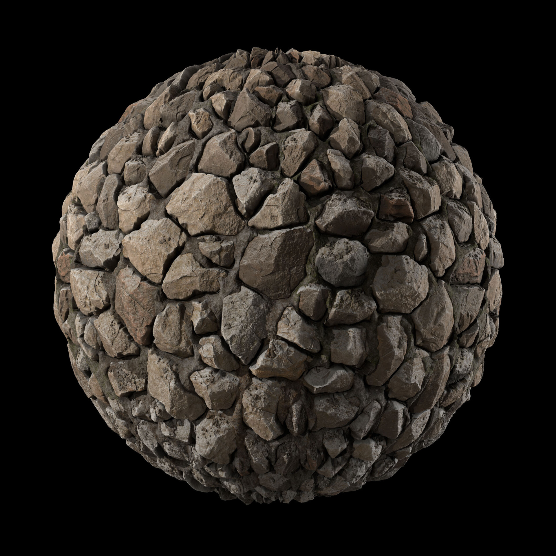 ArtStation - Stone Wall (Free-Download-4K)