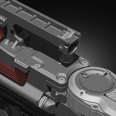 ArtStation - Machine gun