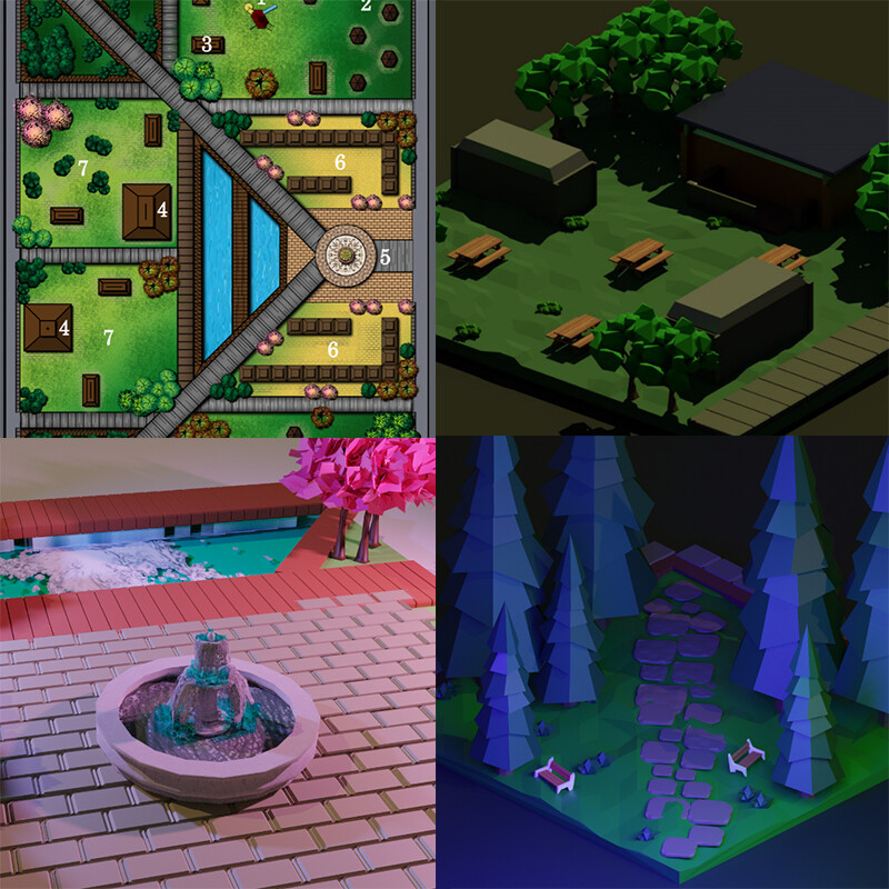 ArtStation - Post-Disaster Area Design for Final Project