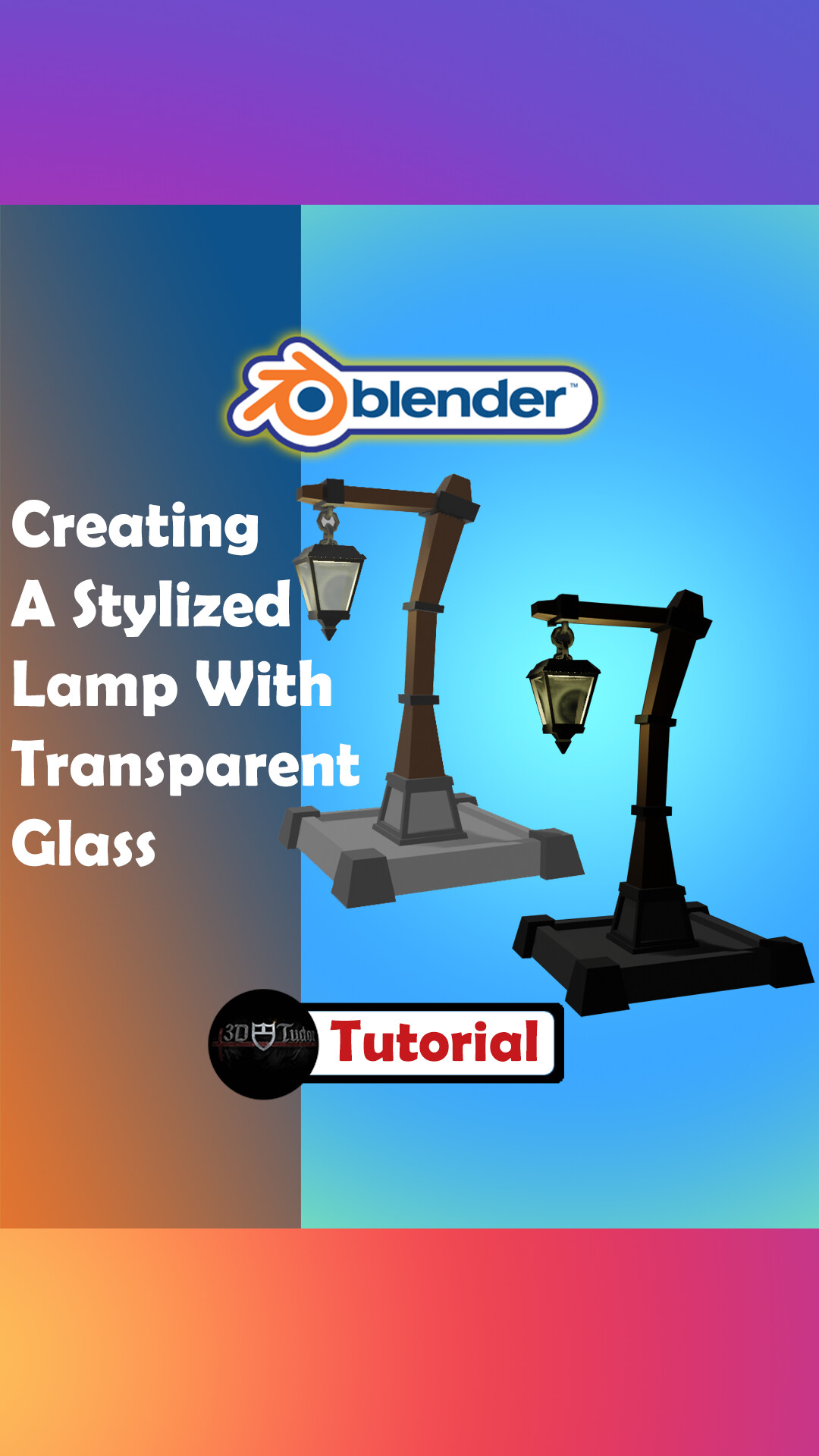 ArtStation - Create a stylized low poly light Lantern Eevee Renderer blender 2.8