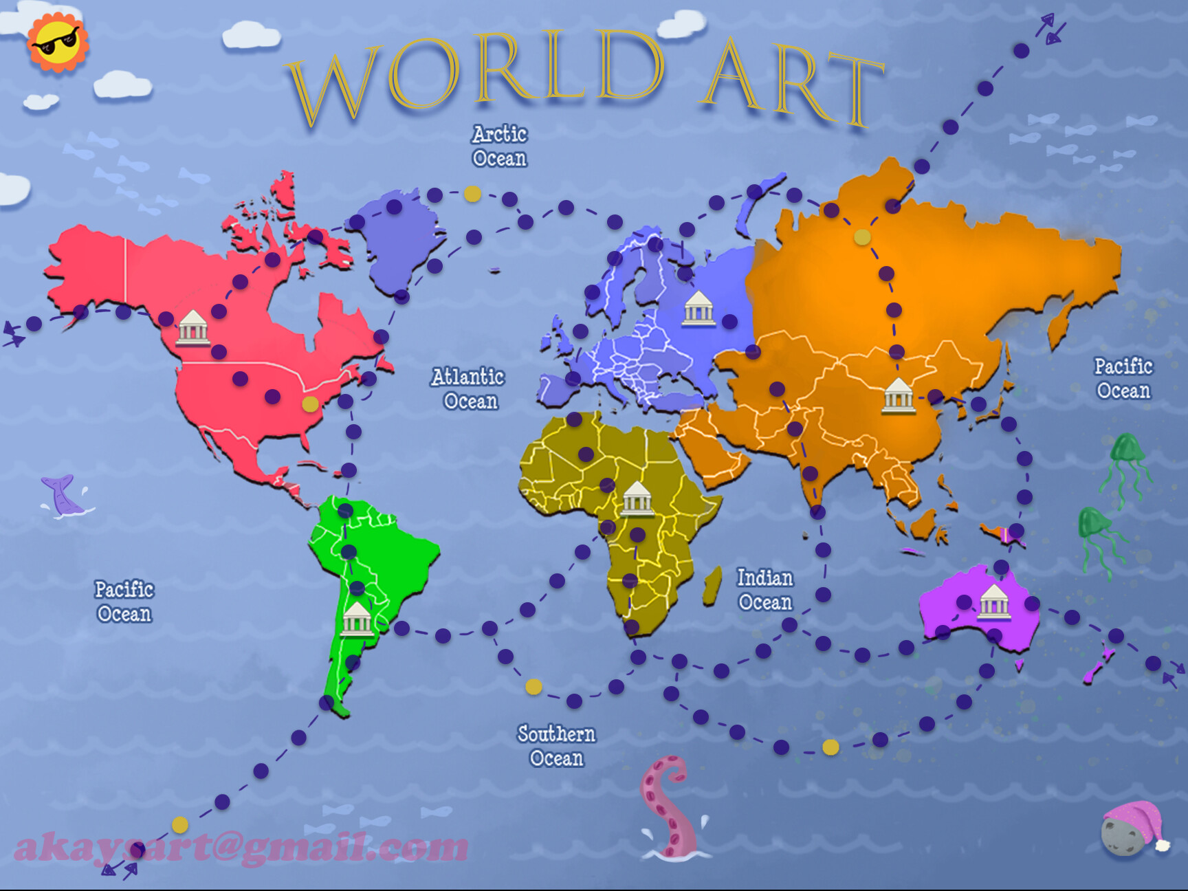 ArtStation - Art Education Board Game for Kids, abbie!