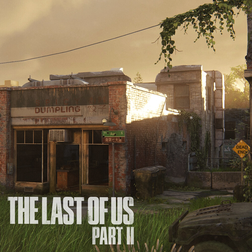 ArtStation - The Last of Us: Part 2 - Hostile Territory - Alley Shops