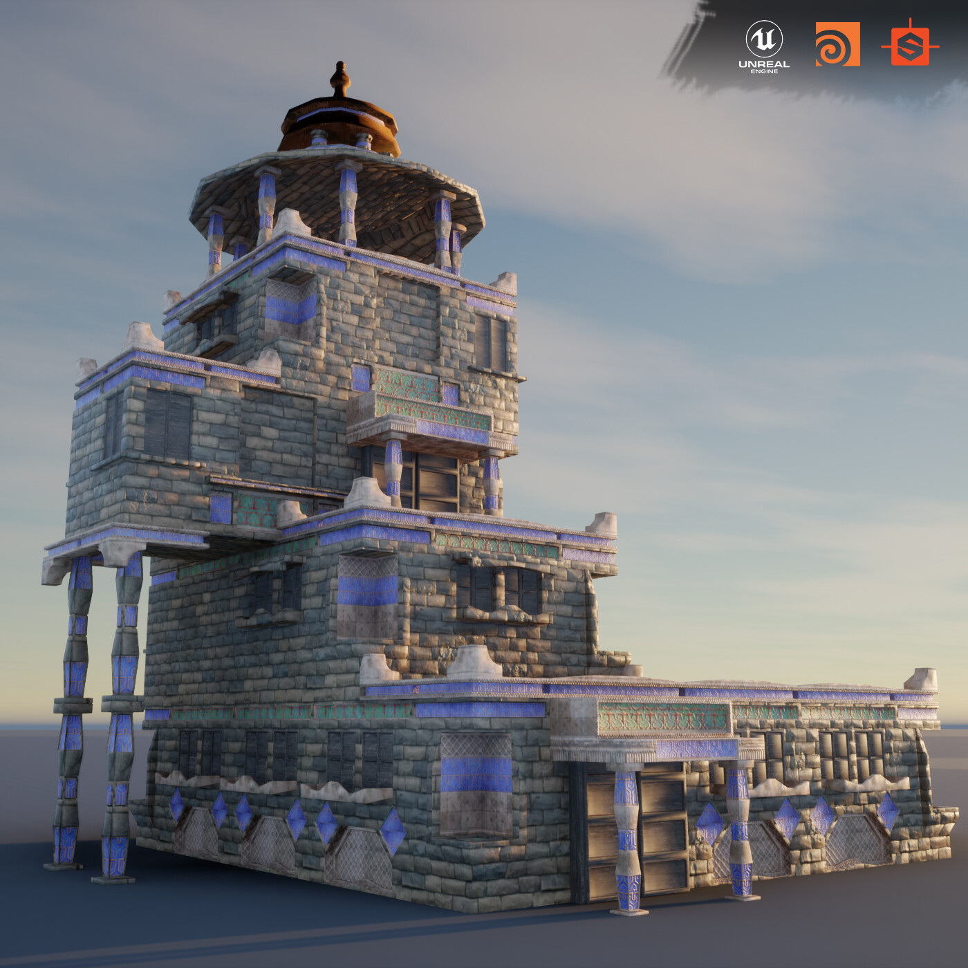 ArtStation - Houdini Modular Buildings