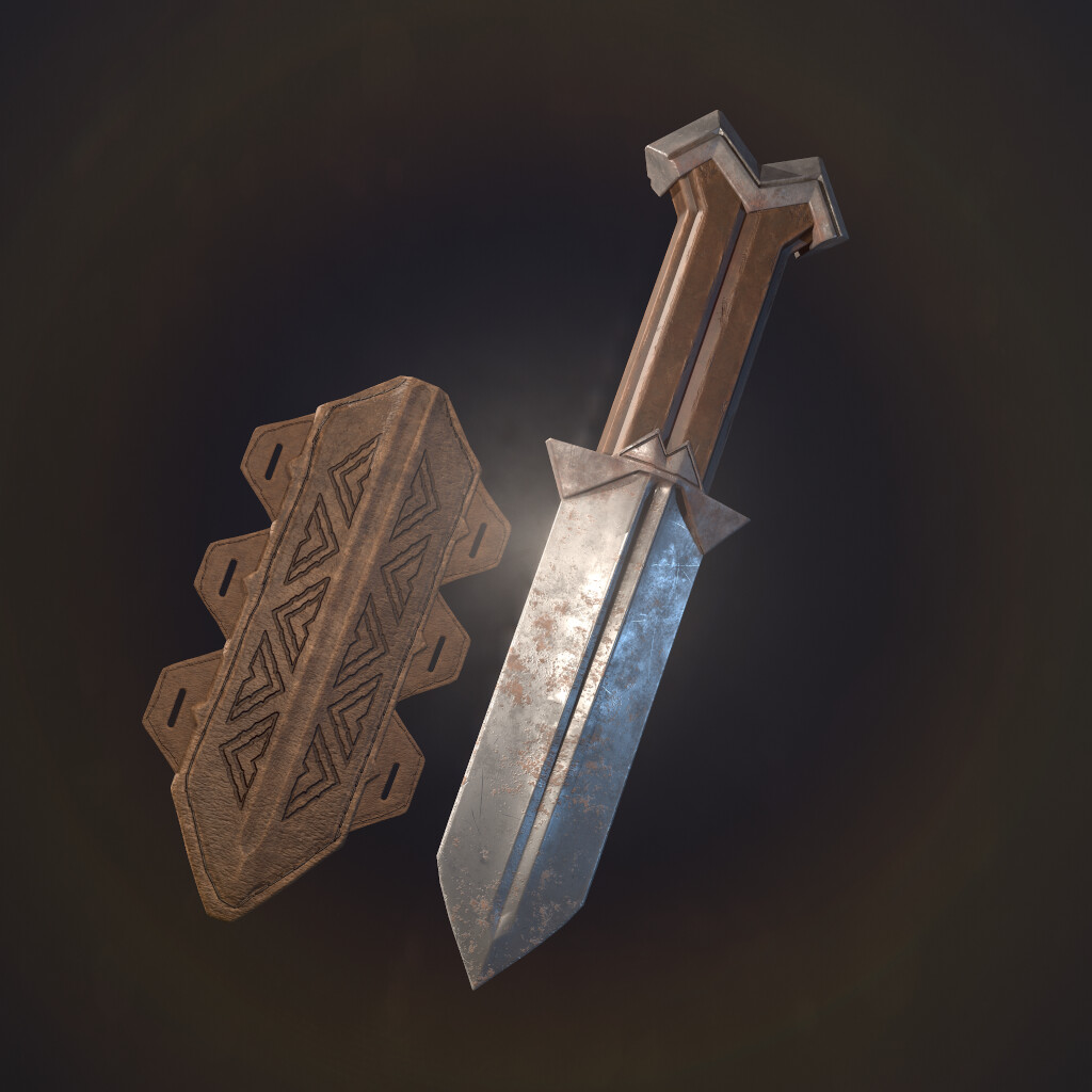 ArtStation - FREE - KNIVES OF NORI THE DWARF