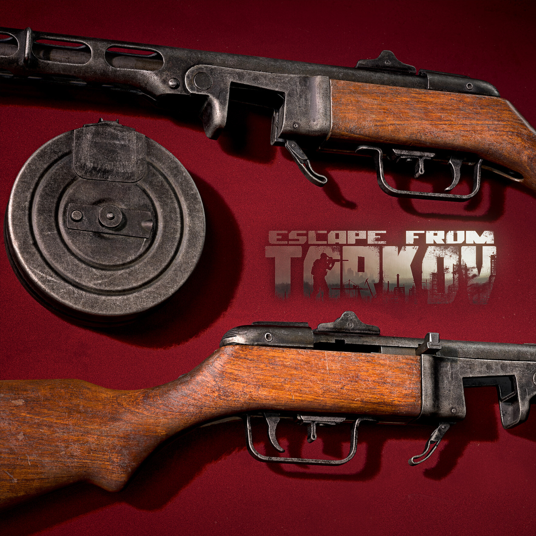 ArtStation - "Papasha" PPSH-41 submachine gun