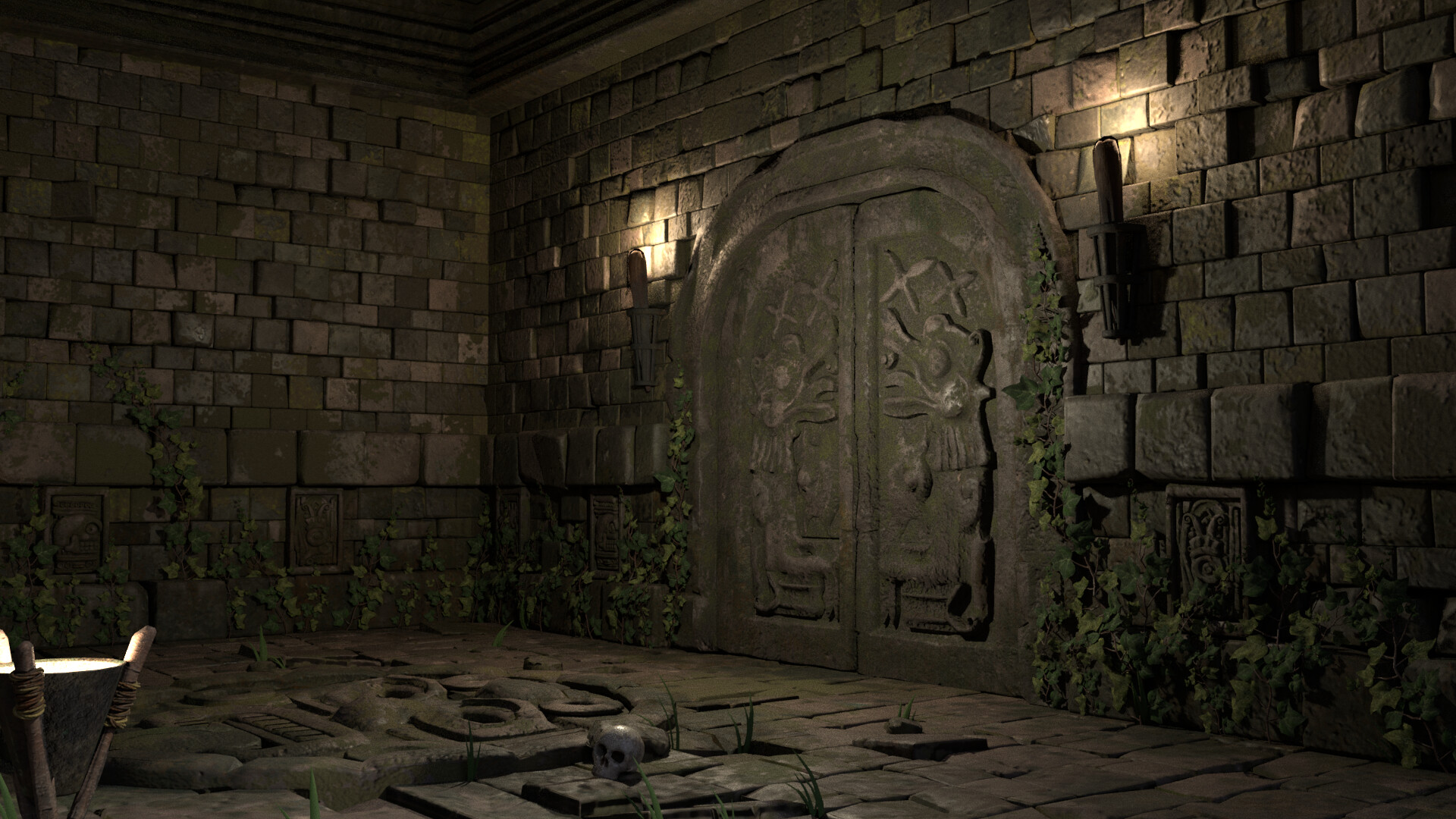 ArtStation - Mayan Temple Interior