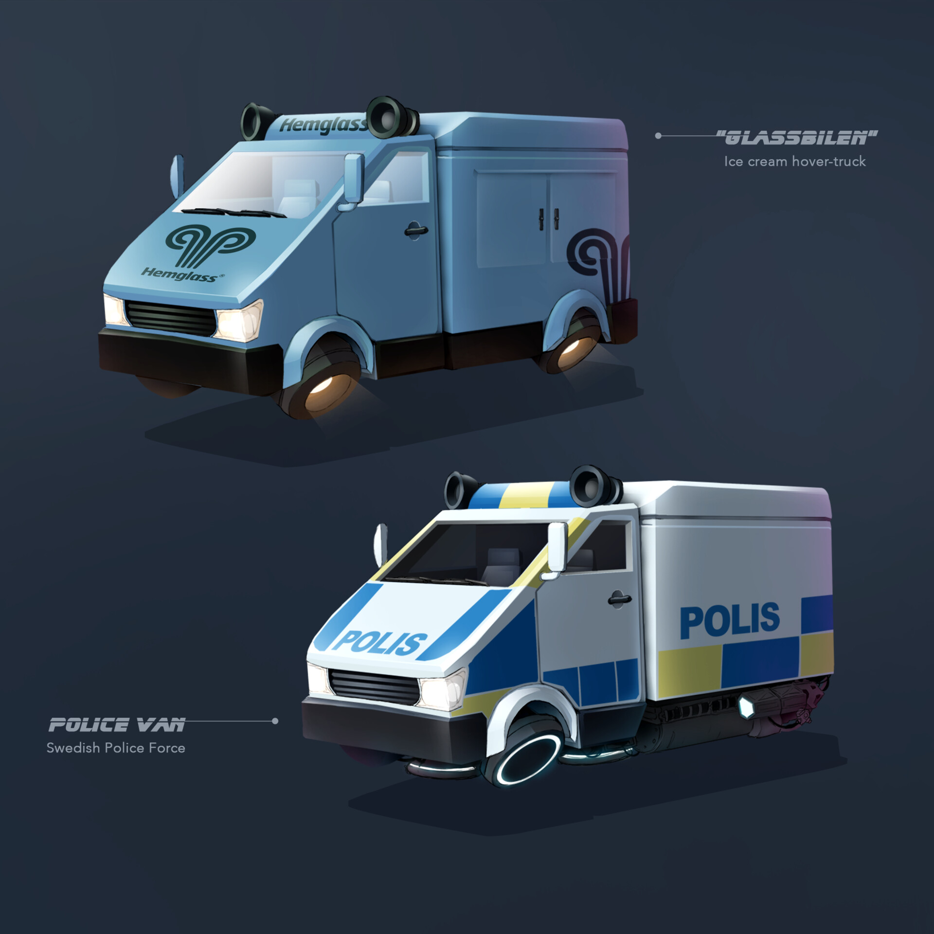 ArtStation - Hover Vehicles