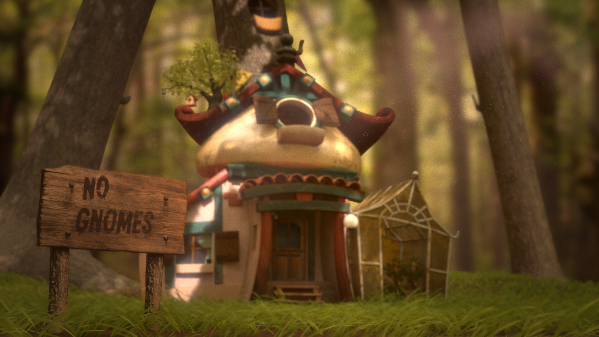 ArtStation - Tiny magical house - Animation