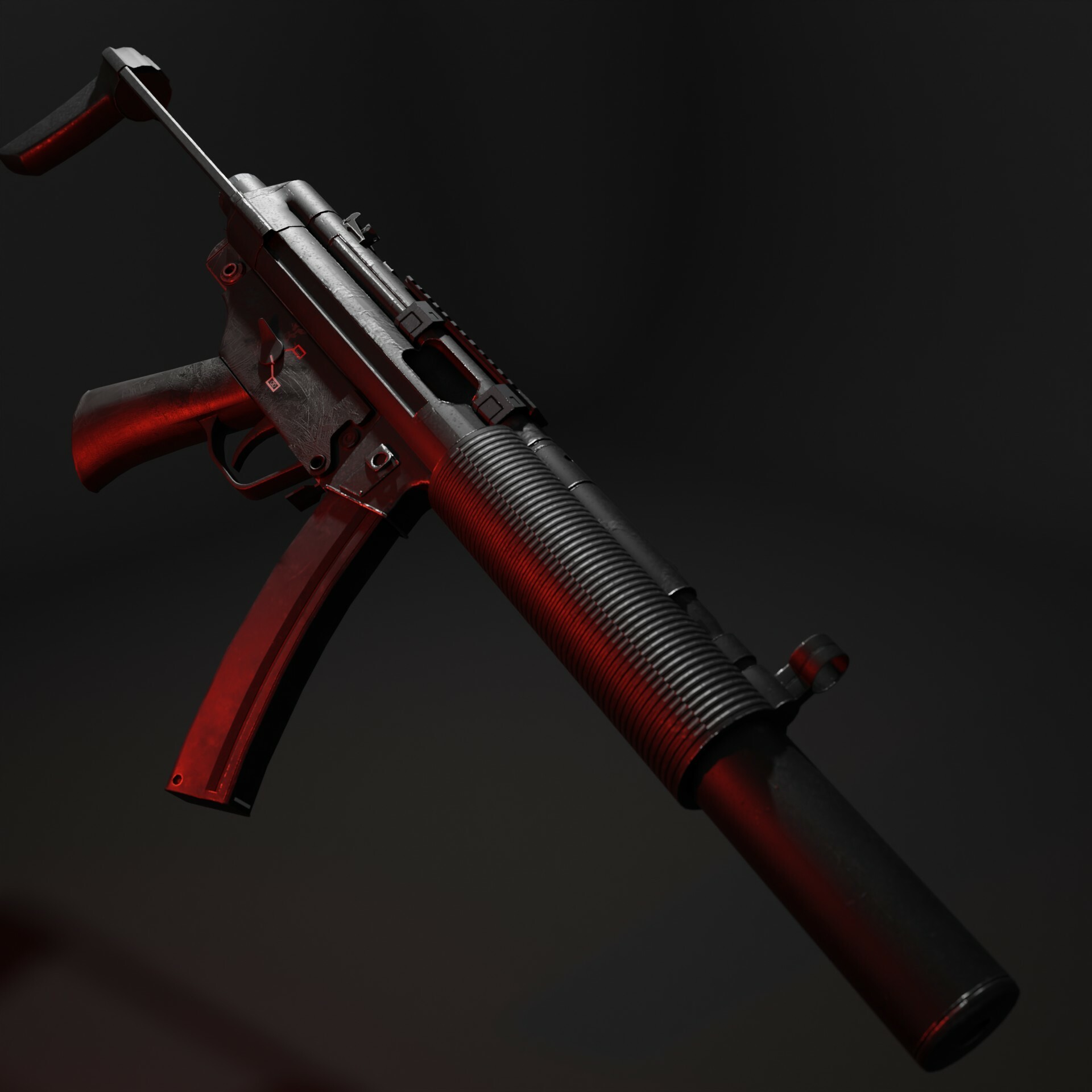 ArtStation - MP5 Low Poly