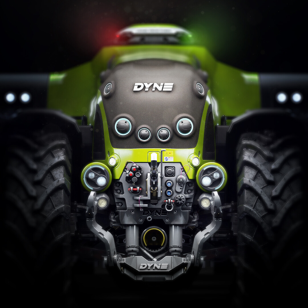 ArtStation - DYNE Unmanned Autonomous Farm Tractor
