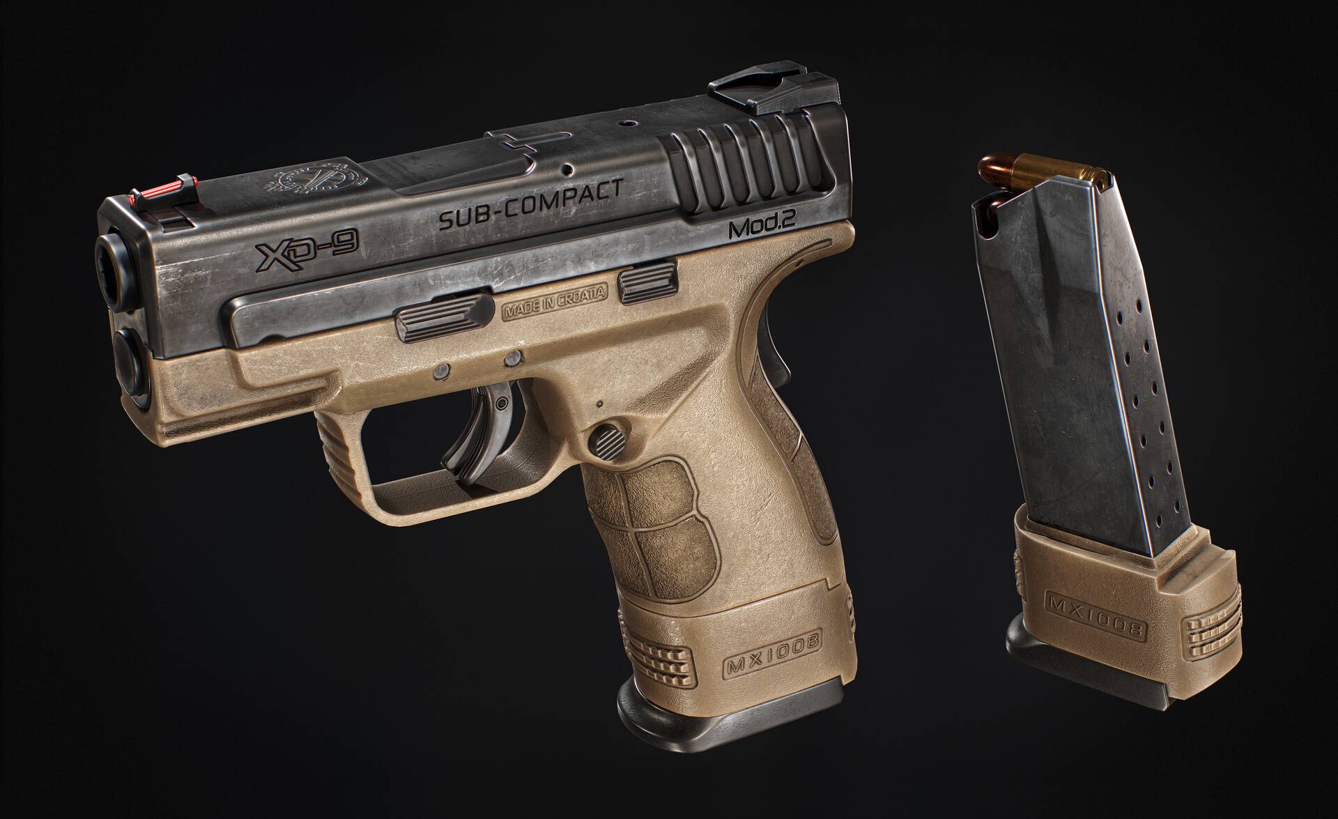 ArtStation - Springfield XD Mod.2 & Tactical Gloves