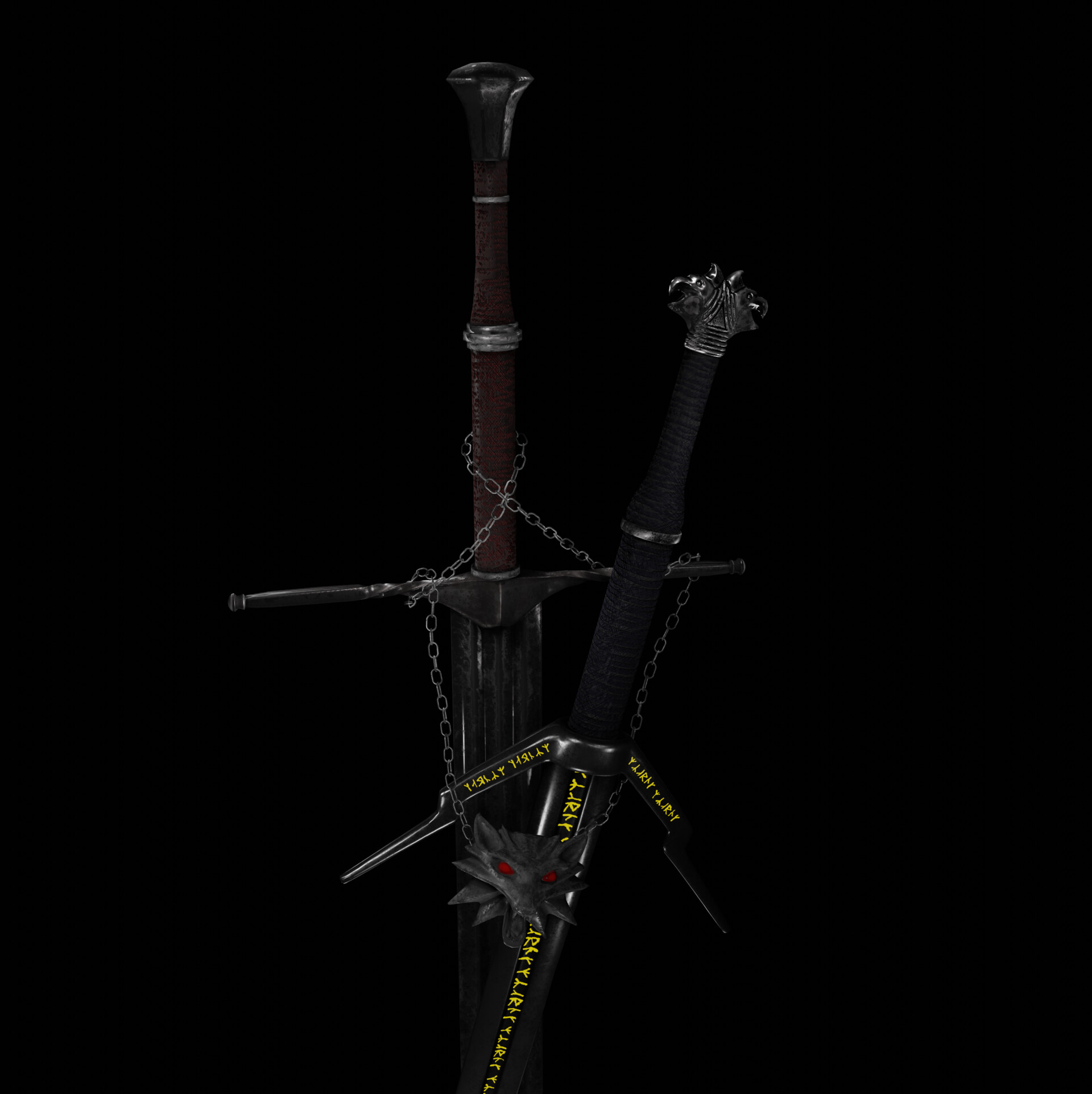 ArtStation - The Witcher's swords