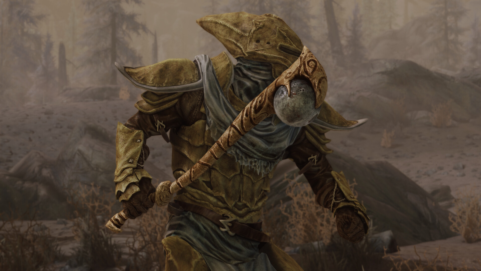 ArtStation - Beyond Skyrim - Bonemold Weapons