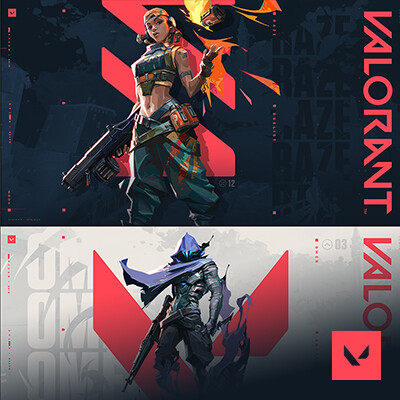 ArtStation - VALORANT Launch Marketing & Brand Identity