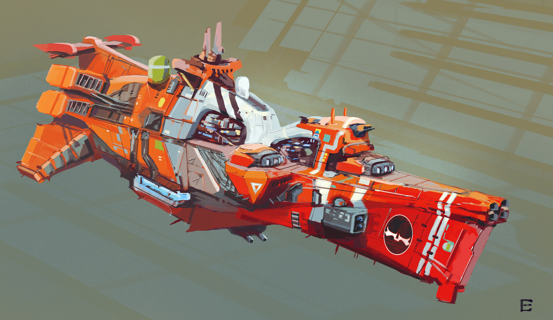 ArtStation - Homeworld Design Musing - Taiidan Battlemaster