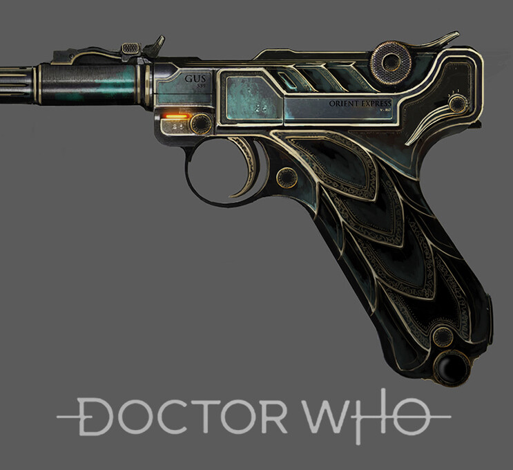 ArtStation - Doctor Who S8 prop - pistols