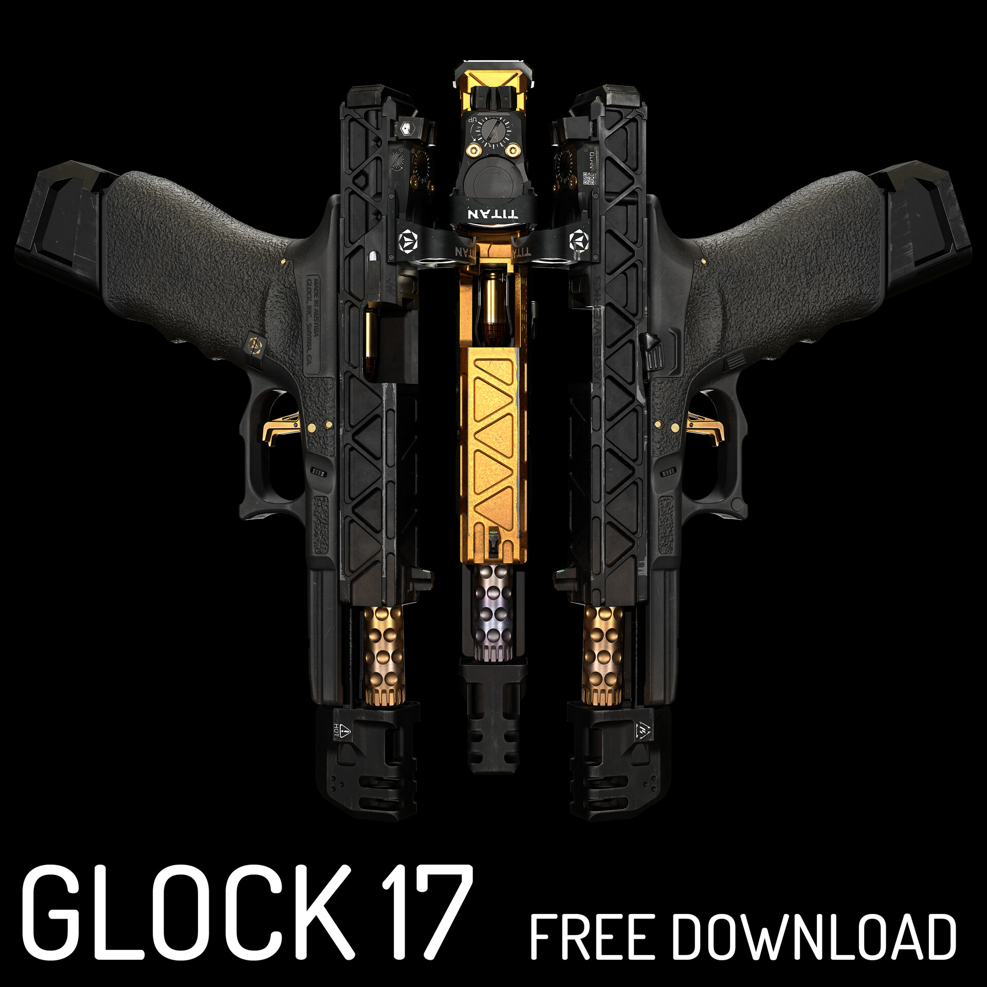 ArtStation - Glock 17