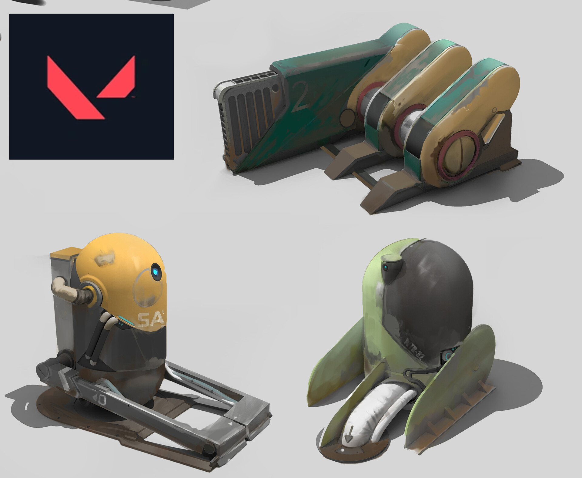 ArtStation - Valorant - Props