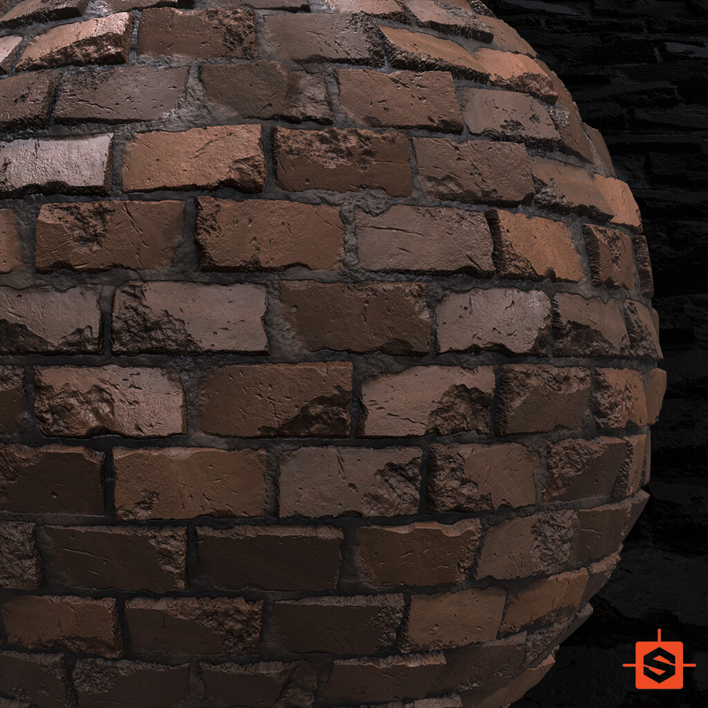 ArtStation - Brick Material | Substance Designer, Diogo Azambuja