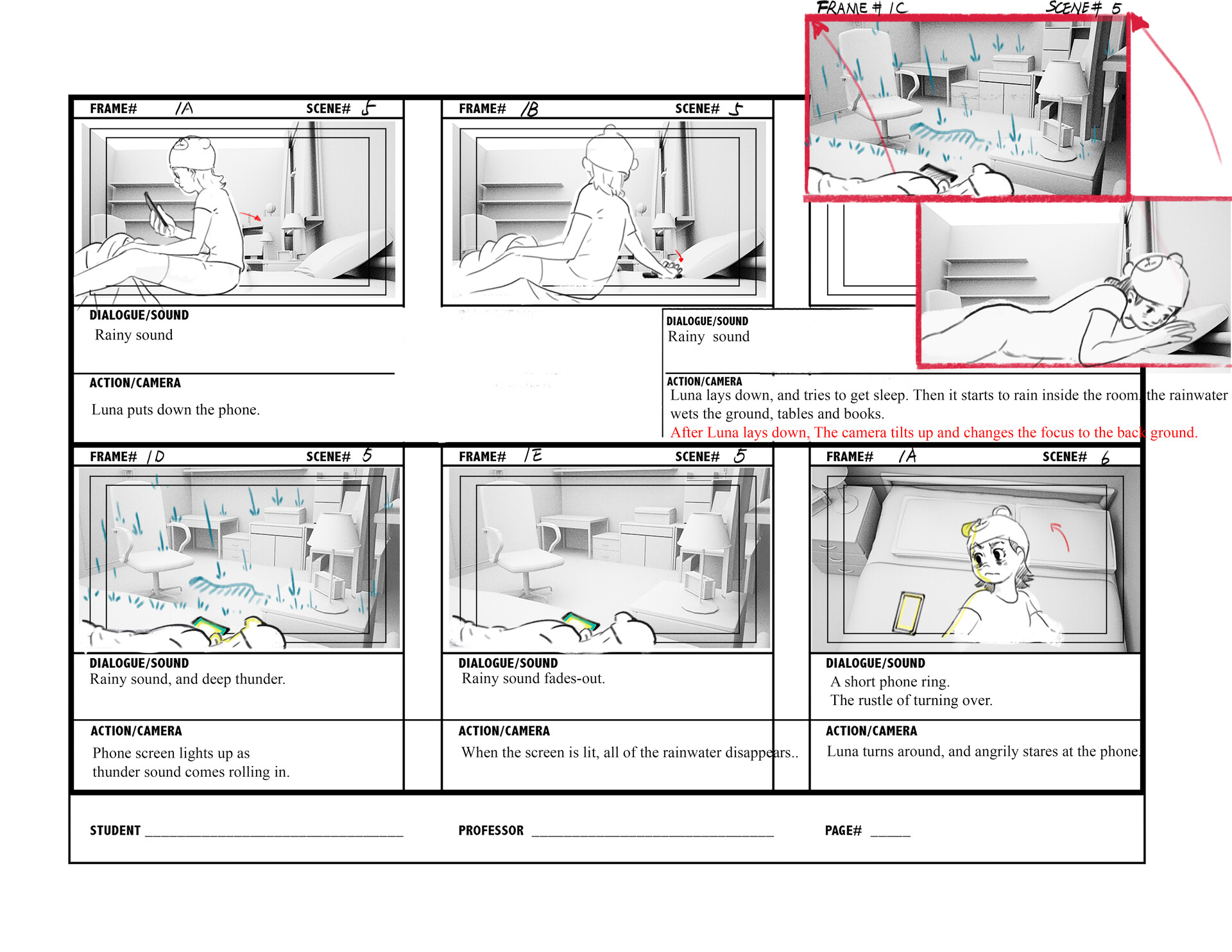 ArtStation - Storyboard (How I get myself to SLEEP)