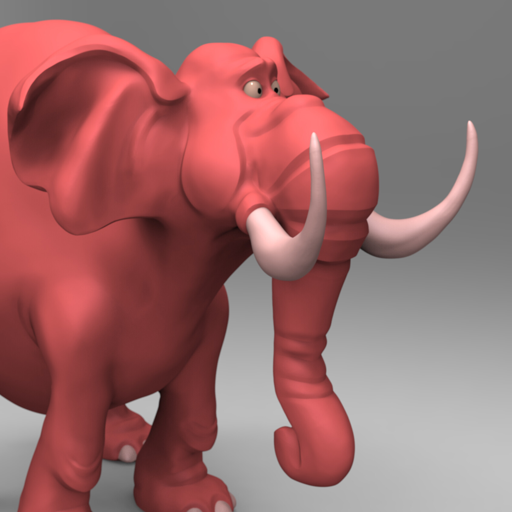 ArtStation - Toon Elephant Concept