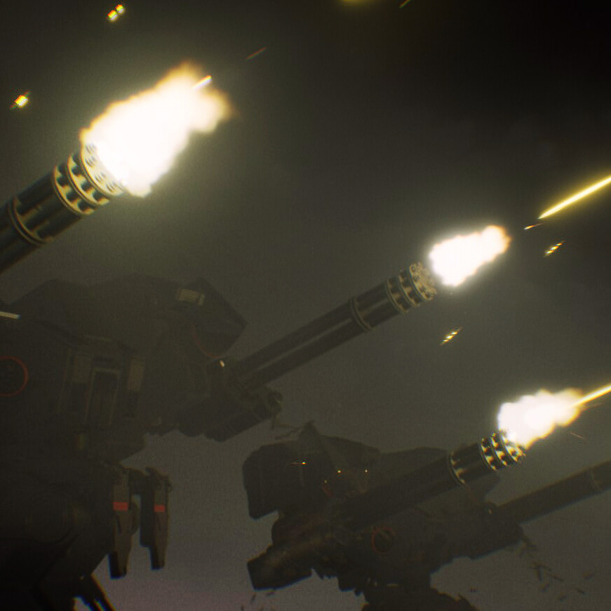 ArtStation - Simple Muzzle Flash VFX