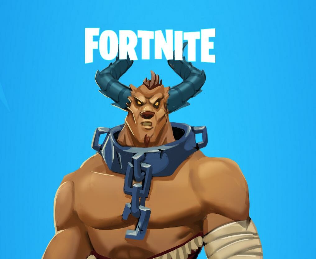 ArtStation - fortnite fan art - Minotaur