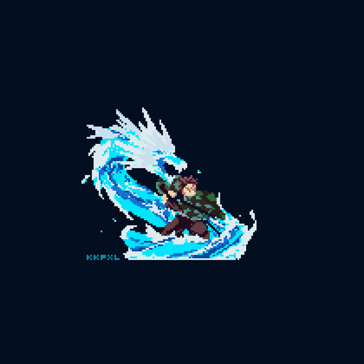 ArtStation - Demon Slayer Pixel Art