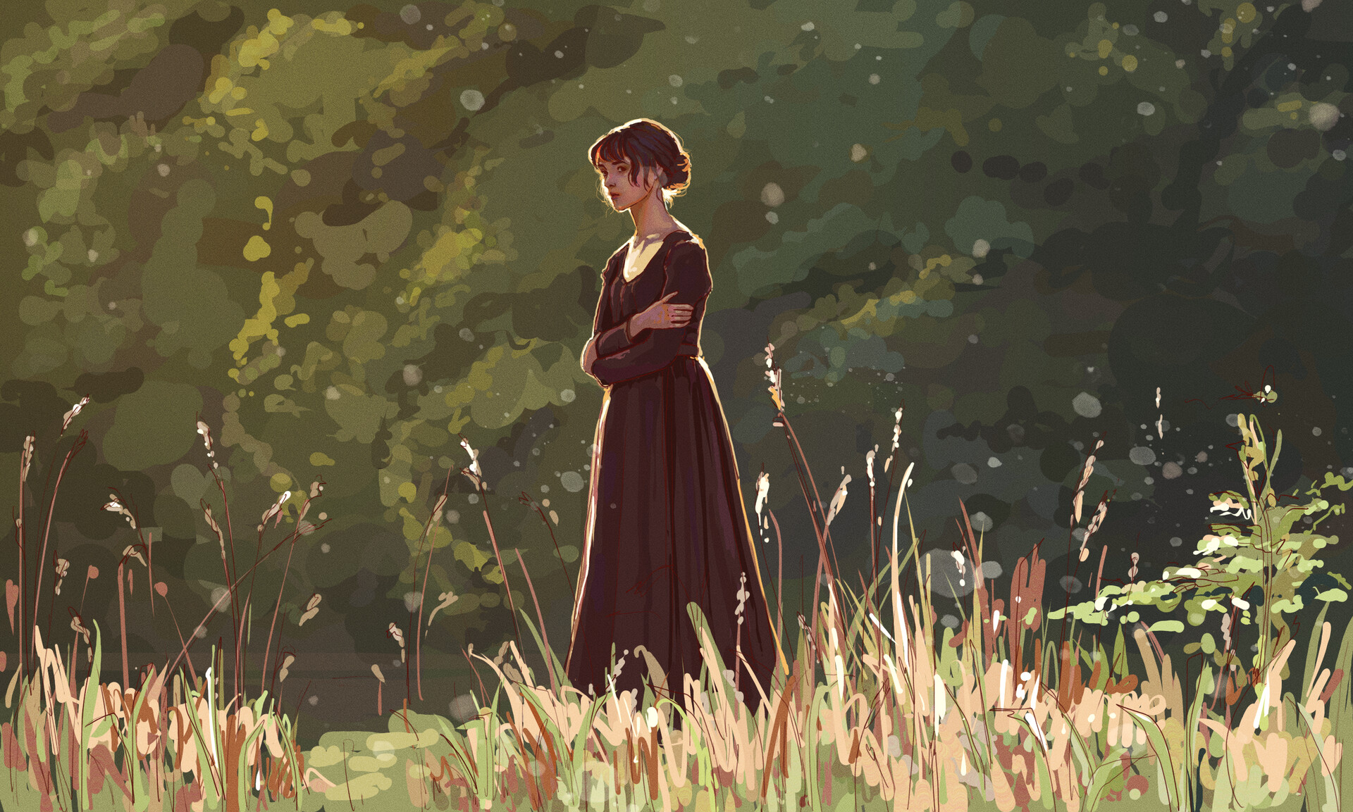 ArtStation - Elizabeth Bennet Screen Grab Study