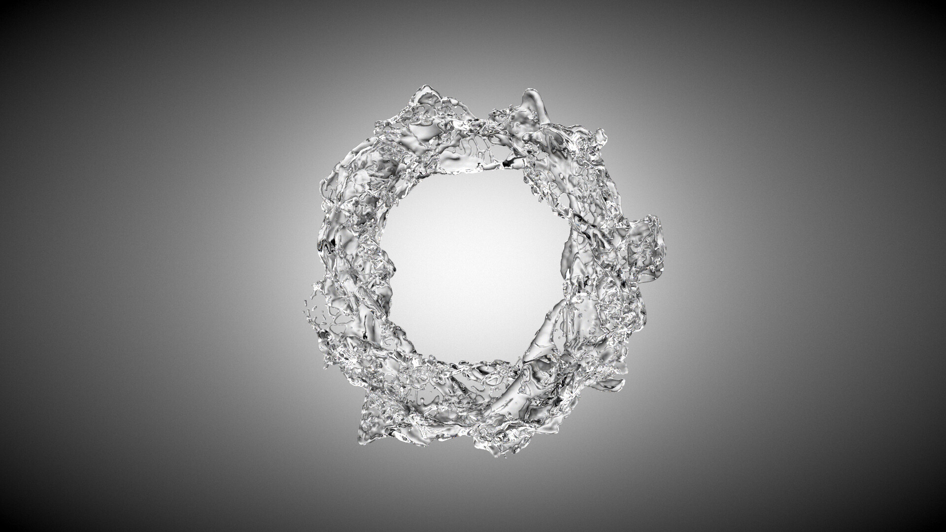 ArtStation - Houdini Water Splash (Fluids Simulation)