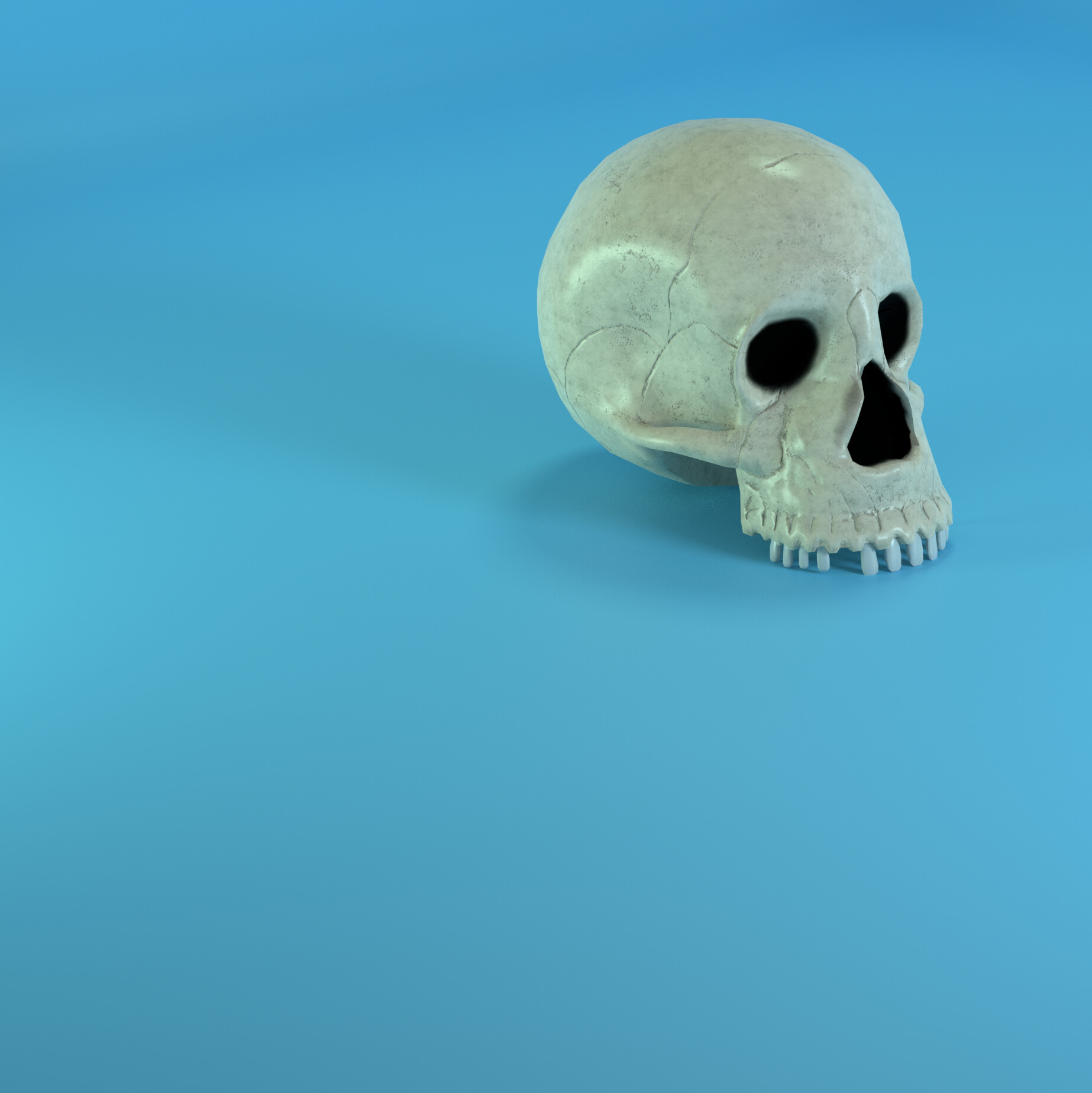 Tristan Neumayer - Low Poly Skull