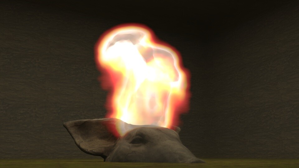 ArtStation - Houly2020 Day4 "fire on pig"