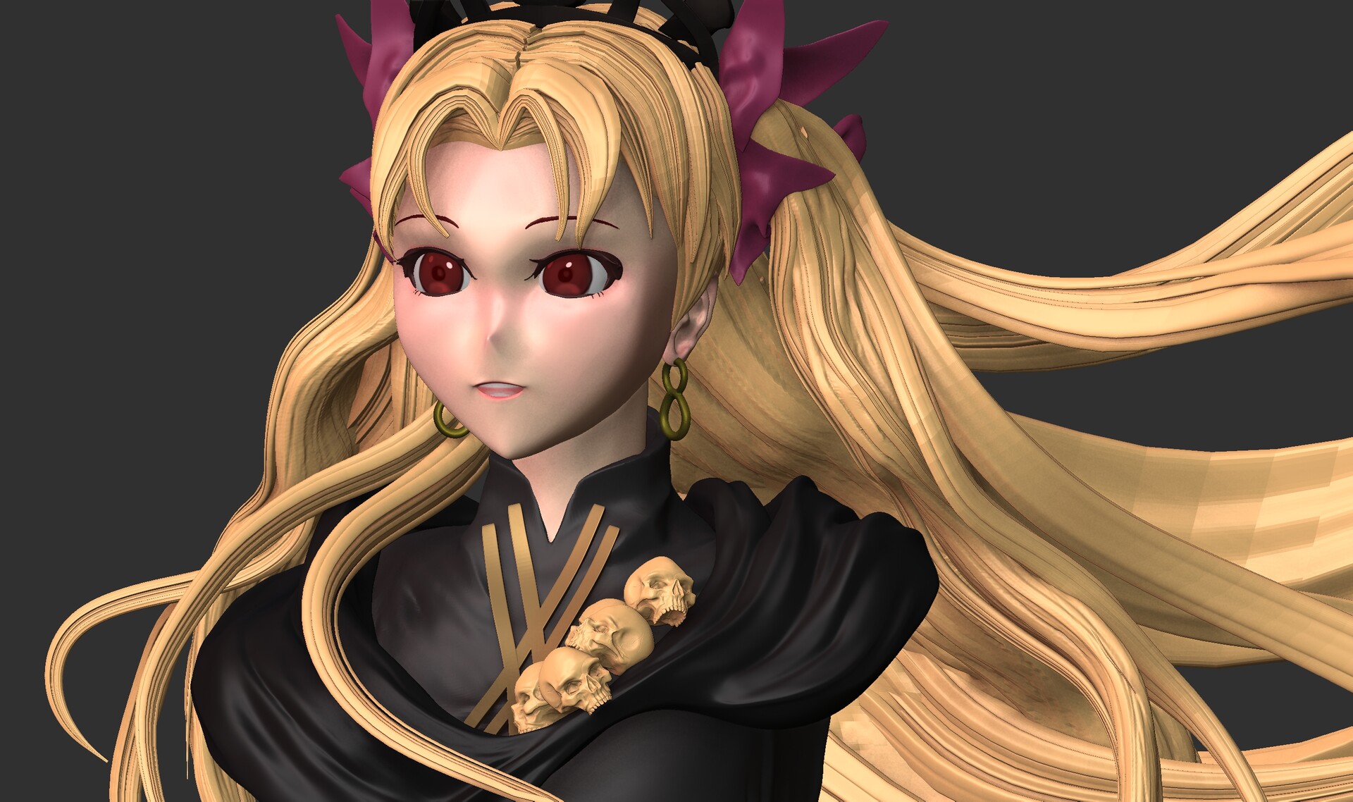 ArtStation - Ereshkigal (Fate/Grand Order) Bust Sculpt