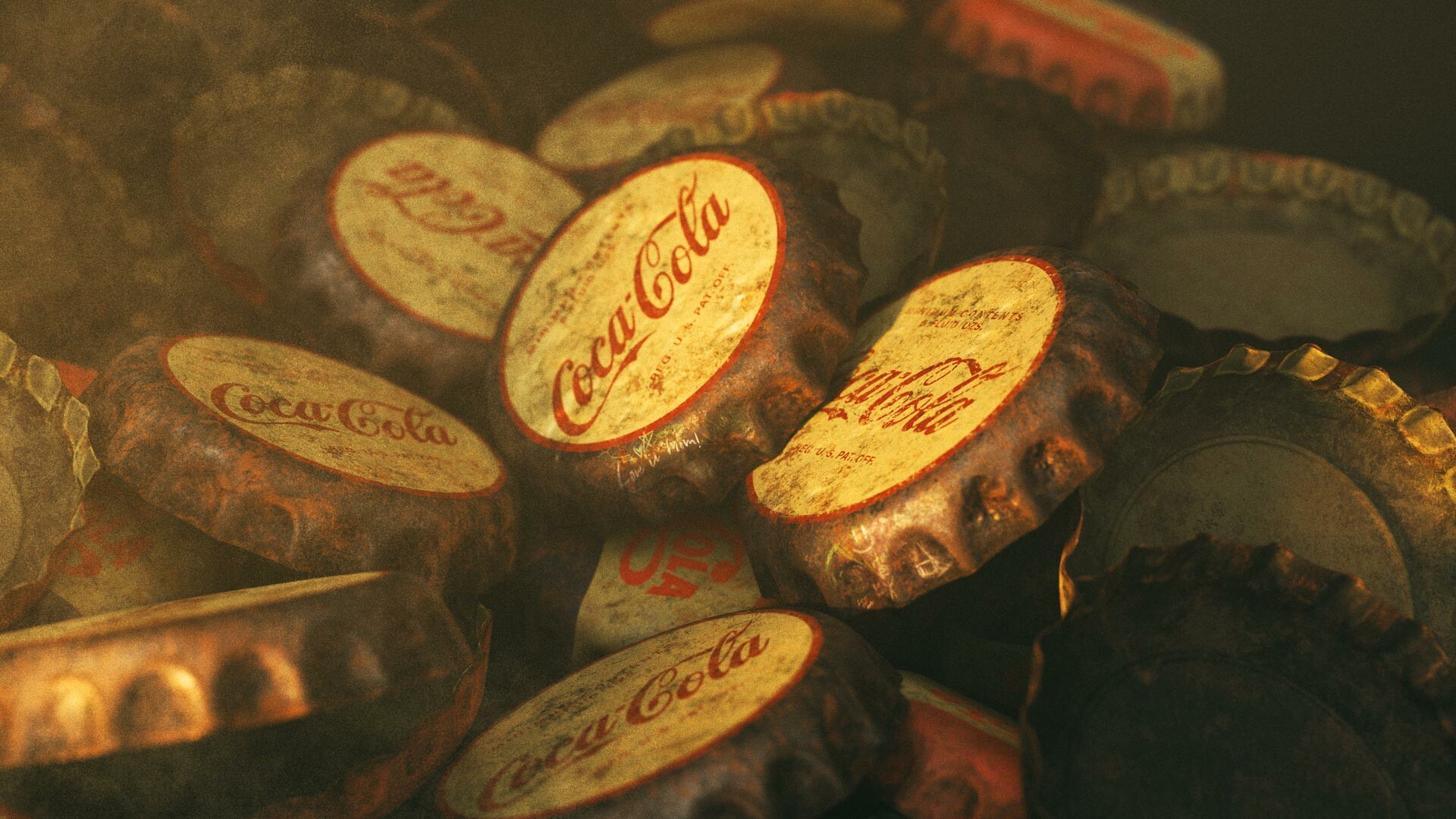 ArtStation - Old Bottle Caps